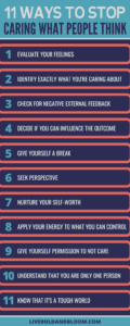 13 Ways To Stop Caring So Much